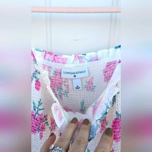 LoveShackFancy | Dresses | Loveshackfancy Floral Elise Smocked Midi ...